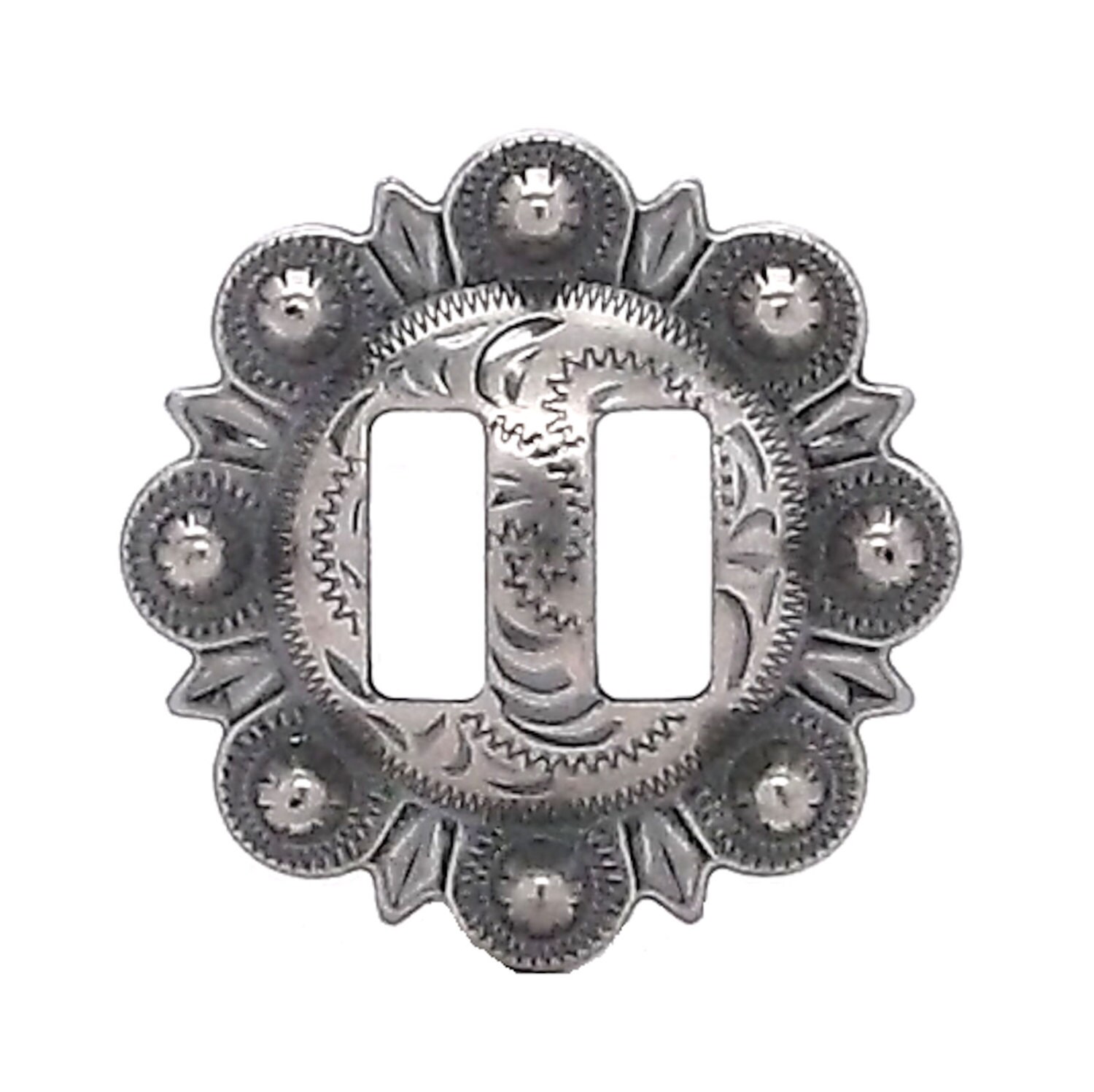 Berry Slotted Concho Antique Silver 1-1/2" 7860-21S - Etsy
