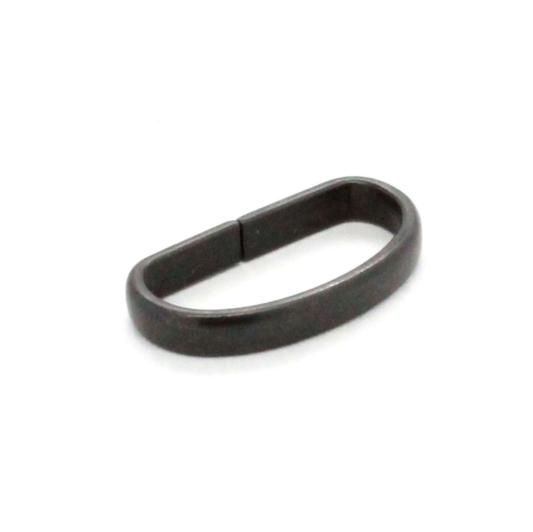 Black Solid Brass Strap Loop 1" 1934-13 - Etsy