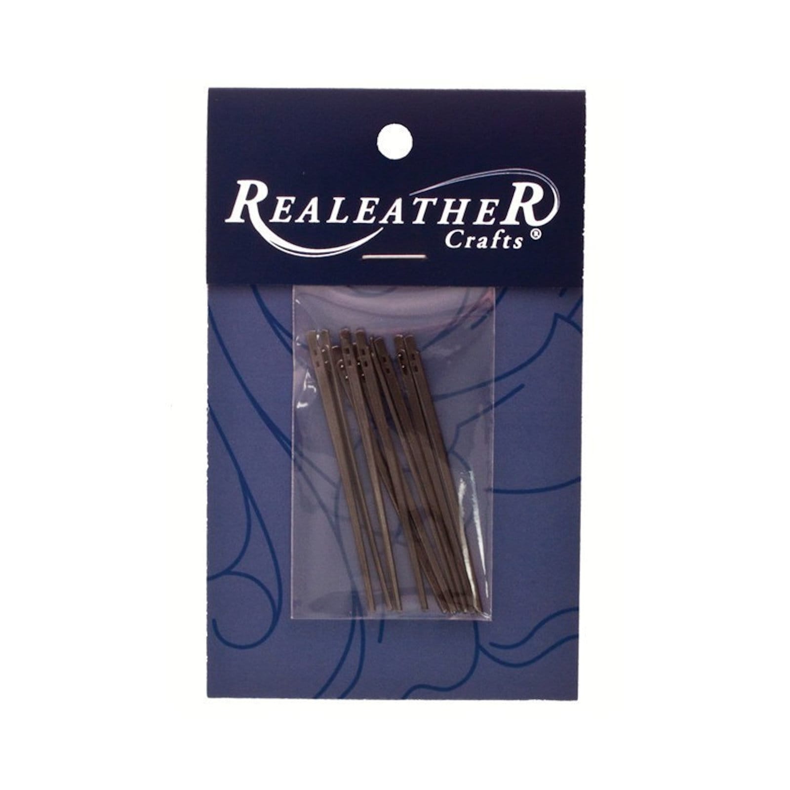 Leather Needle Realeather 2-Prong Lacing Needles - 2-1/8" Long, 10-Pack ...