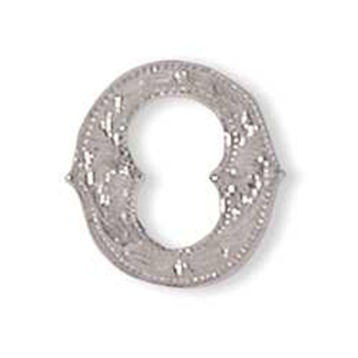 Alphabet Letter O Shiny Silver Screw Back Concho 1339-15 | Etsy