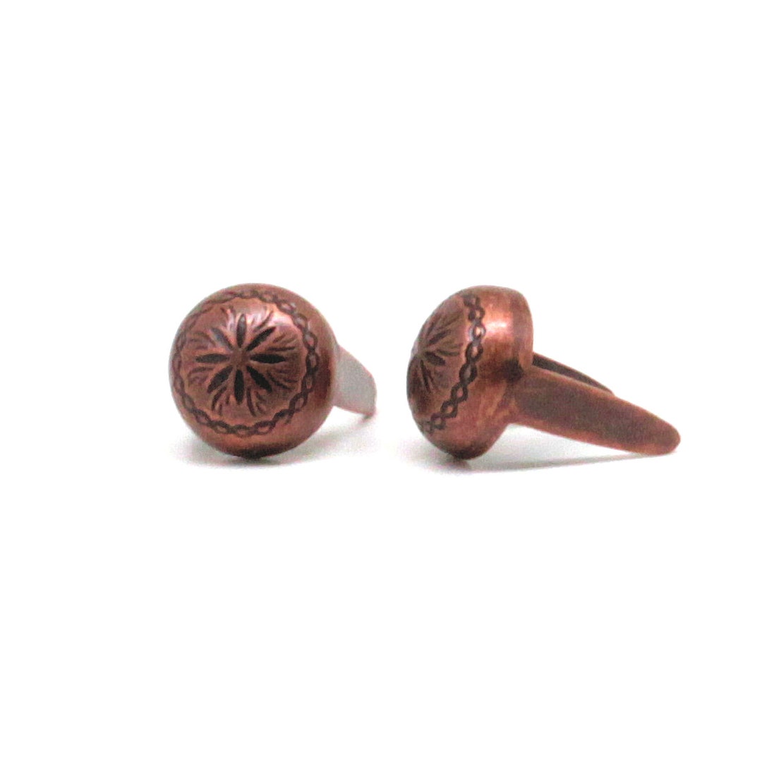 Sunburst Nail Head Antique Copper 1/4" Dia. Spots 100 Pk NH20343-10 ...