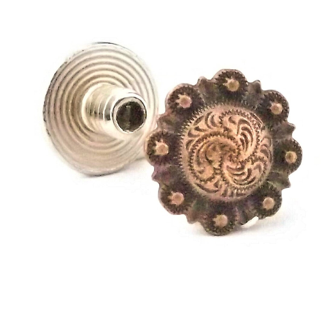 Chicago Screw Concho Antique Copper 3/16" 10 Pack 3306-28 - Etsy