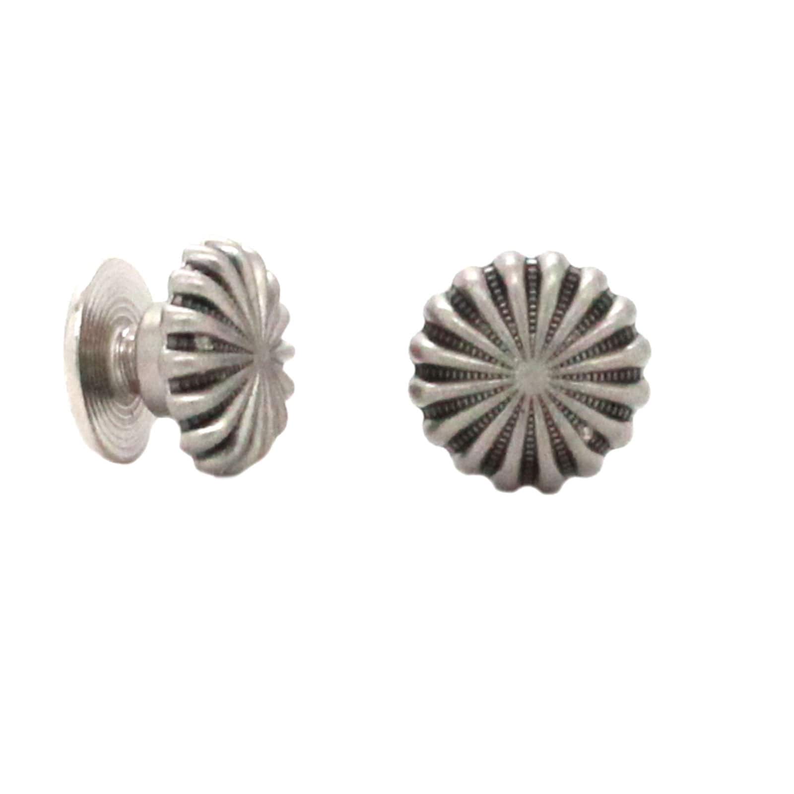 Parachute Chicago Screw Concho Antique Nickel 1/2" 10 Pack 4862-21 - Etsy