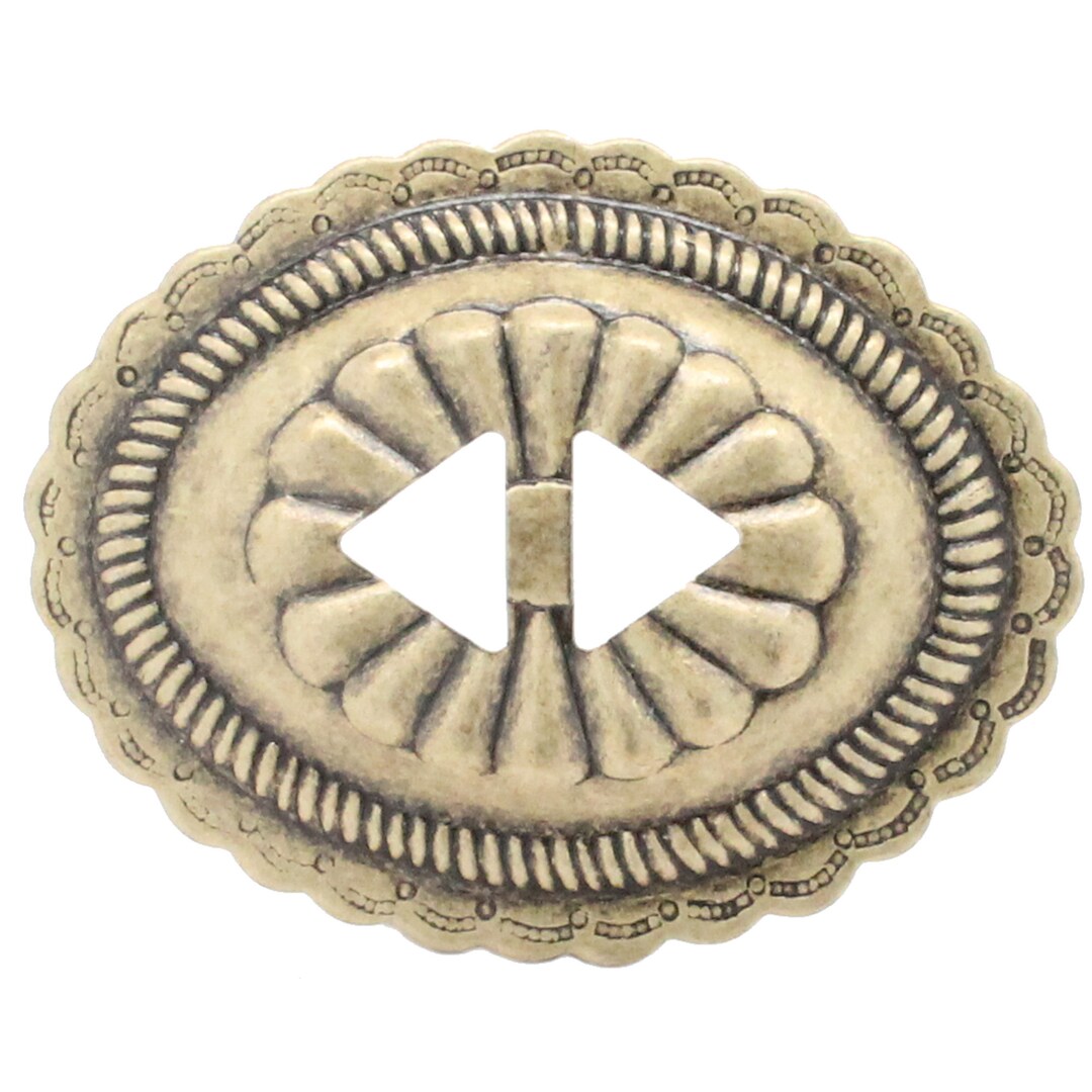 Santa Fe Slotted Steel Concho Antique Brass 2-1/4" 10 Pack 7721-09 - Etsy