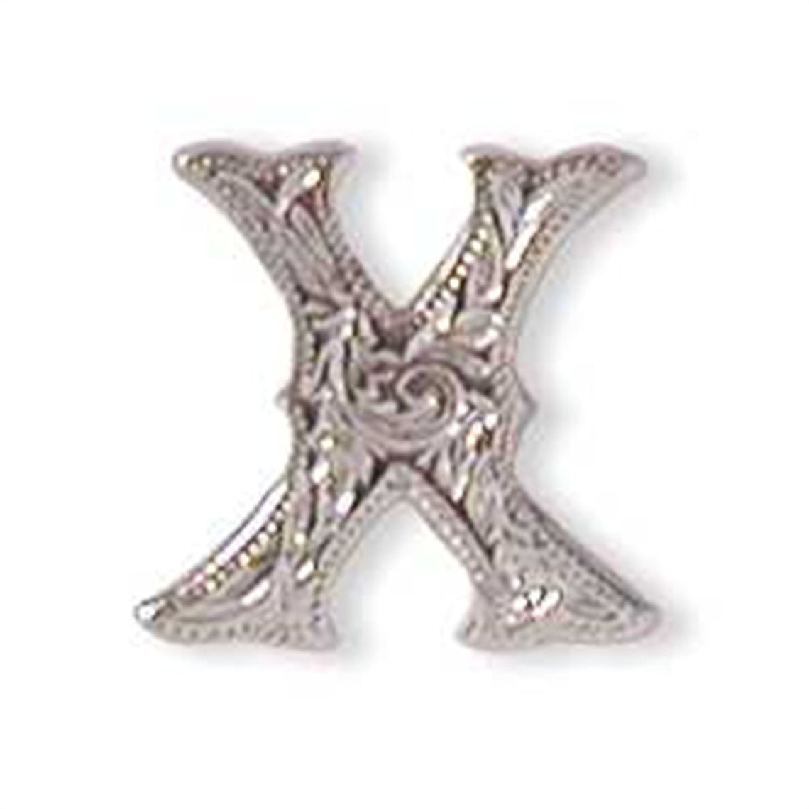 Alphabet Letter X Shiny Silver Screw Back Concho 1339-24 - Etsy