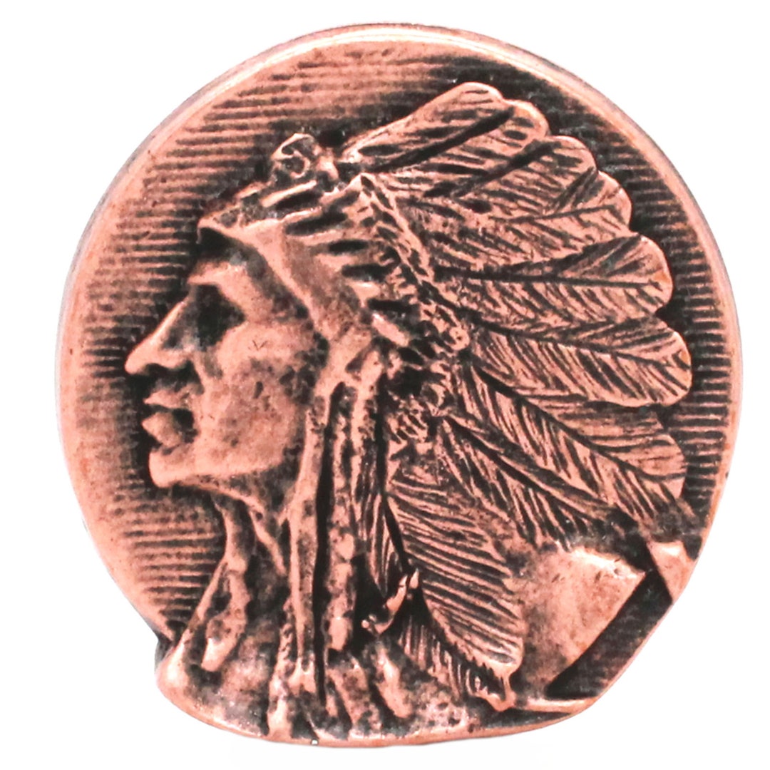 Chief Screw Back Concho Left Antique Copper 2-1/8" 7596-10L - Etsy
