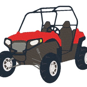 ATV Embroidery Design: Side by Side Four Wheeler (instant Download) - Etsy