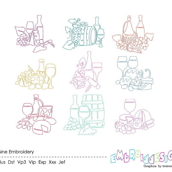 Continuous Quilting Embroidery Designs - Etsy