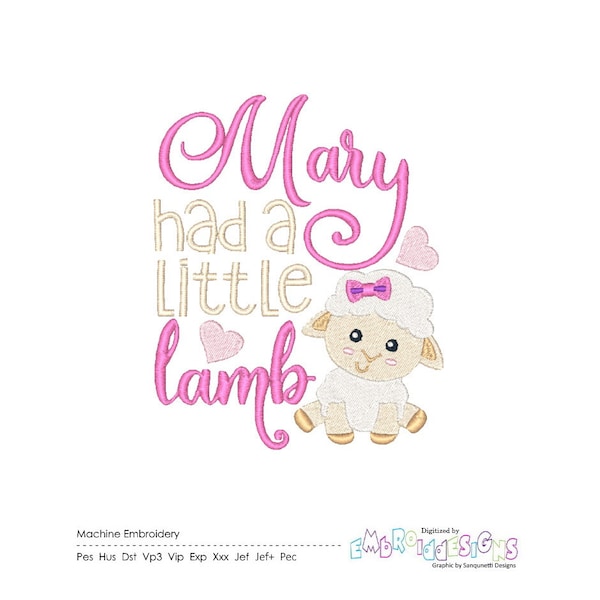 Mary Had Little Lamb - Etsy
