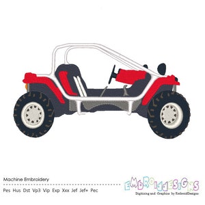 Side by Side Machine Embroidery Design off Road All Terrain - Etsy
