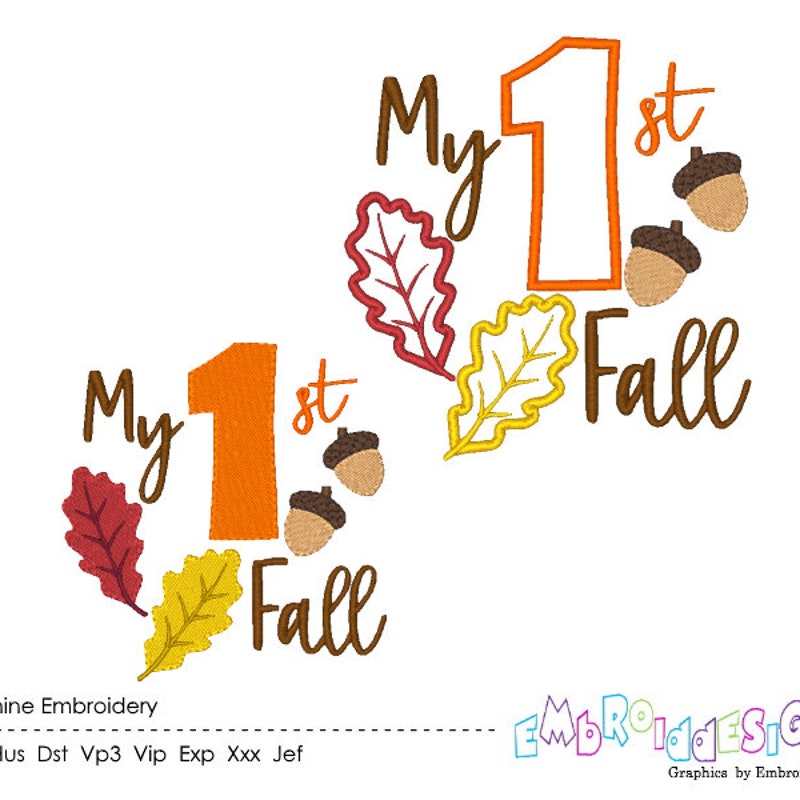 Fall Embroidery - Etsy