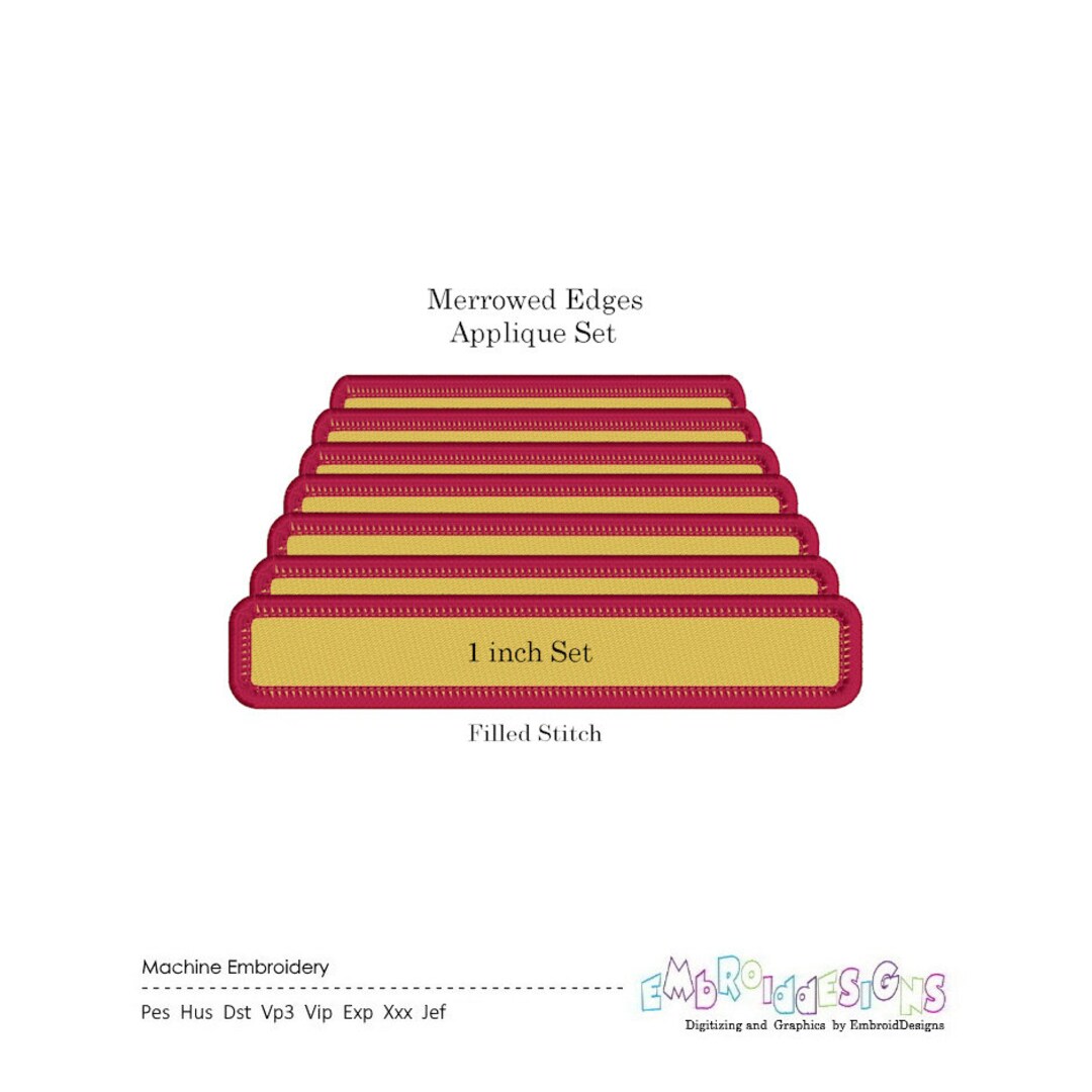 Rectangle Frame for Patch Making Filled Stitch 1 Inch Frame Set With ...