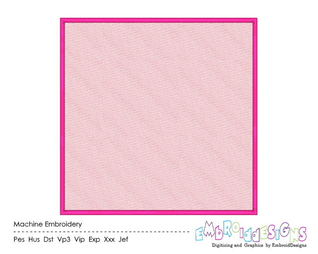 Square Embroidery Design Filled Stitch Squares Embroidery Design 7 ...