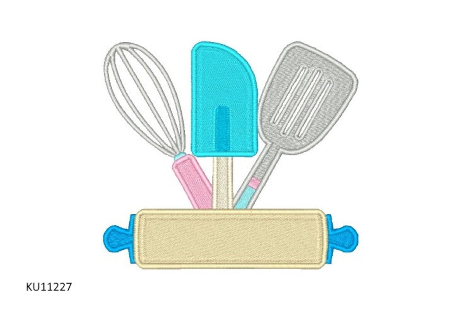 Utensils Machine Embroidery Design Kitchen Embroidery Designs Filled ...