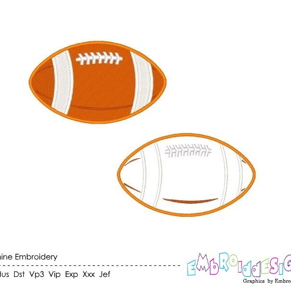 Football Applique - Etsy