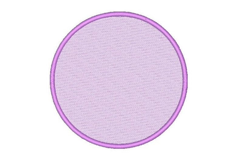 Circle Embroidery Design Filled Stitch Circles Embroidery | Etsy