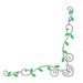 Twirly Vine Corner Frame Embroidery Design: Border (instant Download ...