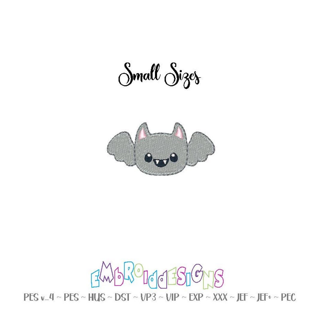 Bat Machine Embroidery Design | Animal Designs - Etsy
