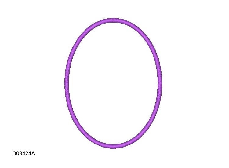 Oval Embroidery Designs Ovals Applique Embroidery Design - Etsy