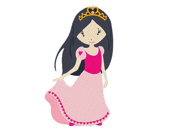 Princess embroidery | Etsy