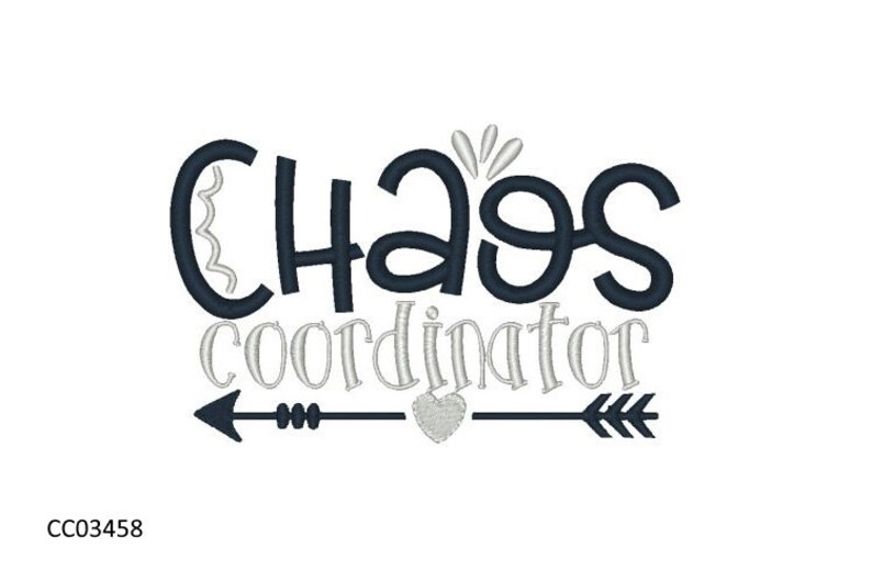 Chaos Coordinator Machine Embroidery Design Embroidery Designs - Etsy