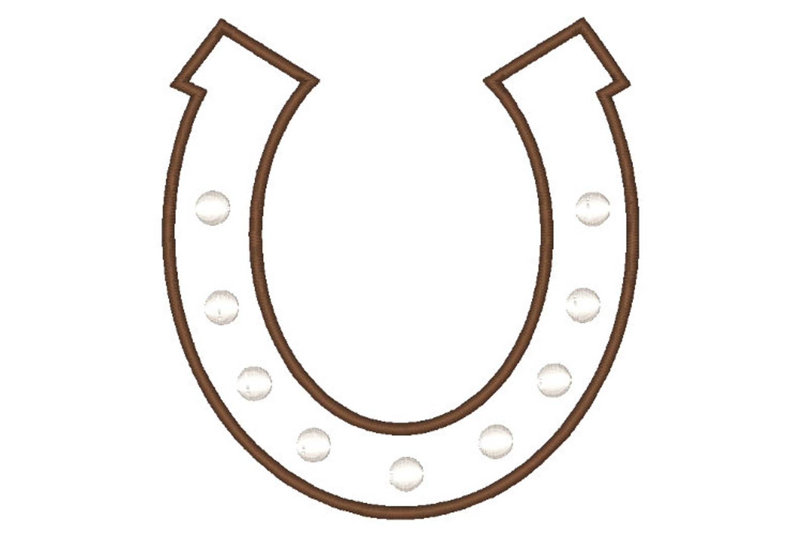 Horseshoe Embroidery Designs Set Machine Embroidery Applique | Etsy