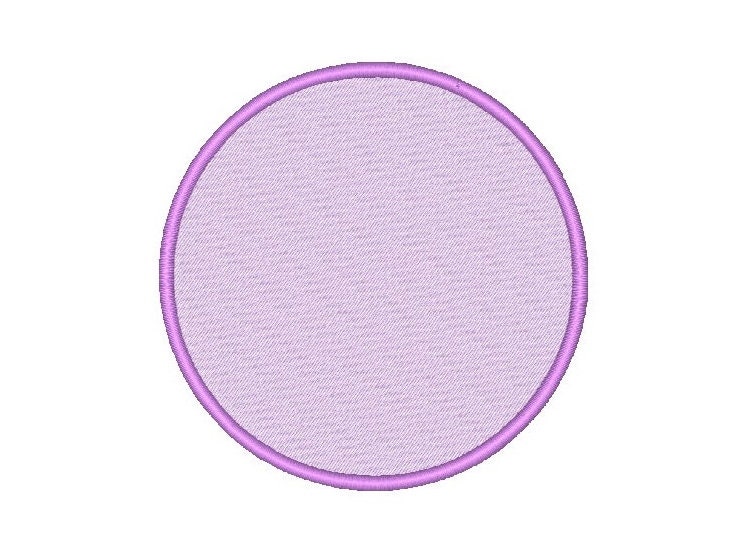 Circle Embroidery Design Filled Stitch Circles Embroidery | Etsy