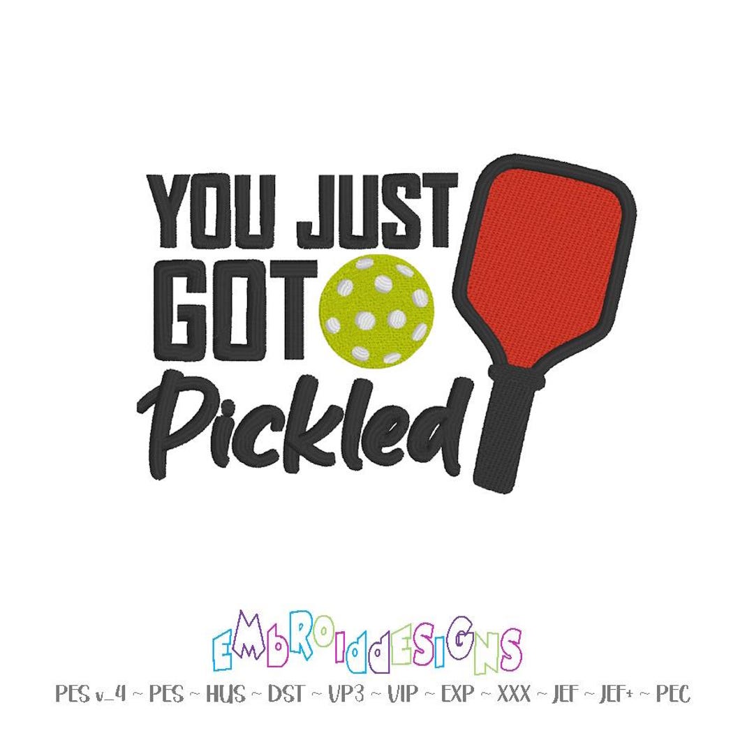 Pickleball Machine Embroidery Design | Pickleball Pattern | Instant ...