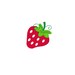 Mini Strawberry Machine Embroidery Design With Seeds 5 Sizes - Etsy