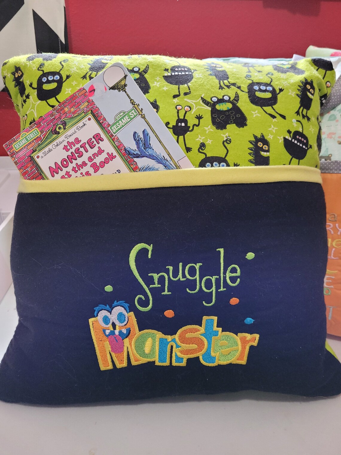 Snuggle Monster Machine Embroidery Design Monster Embroidery - Etsy