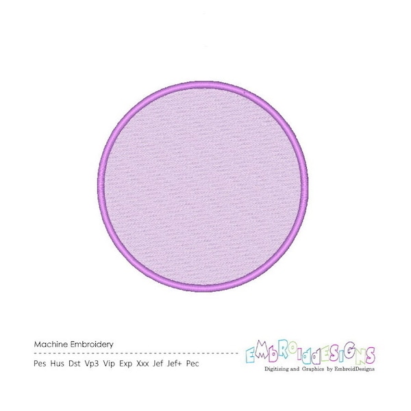 Circle Embroidery - Etsy