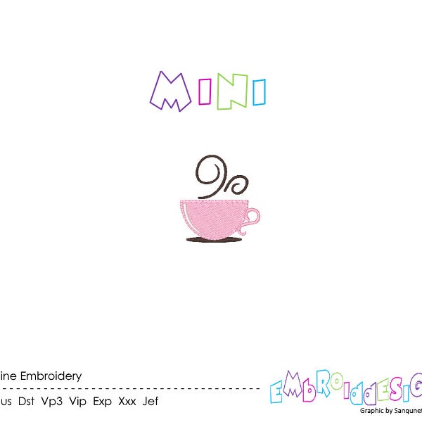 Cup Embroidery - Etsy