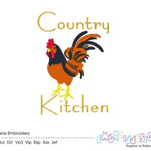 Country Kitchen Machine Embroidery Design Machine Embroidery Designs ...