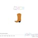 Mini Boot Machine Embroidery Design Cowboy Design - Etsy