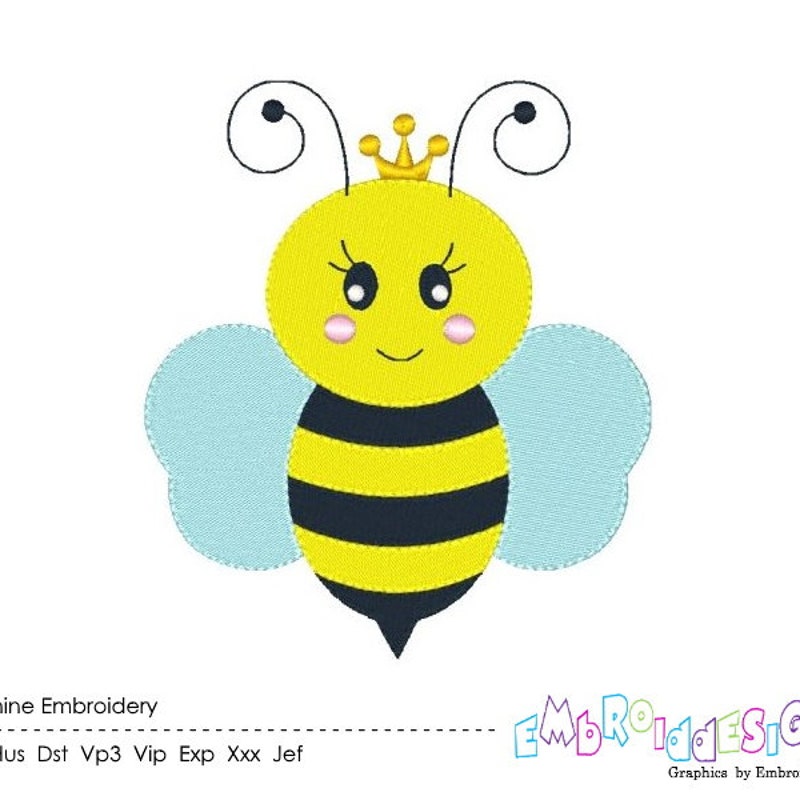 Bee Embroidery - Etsy
