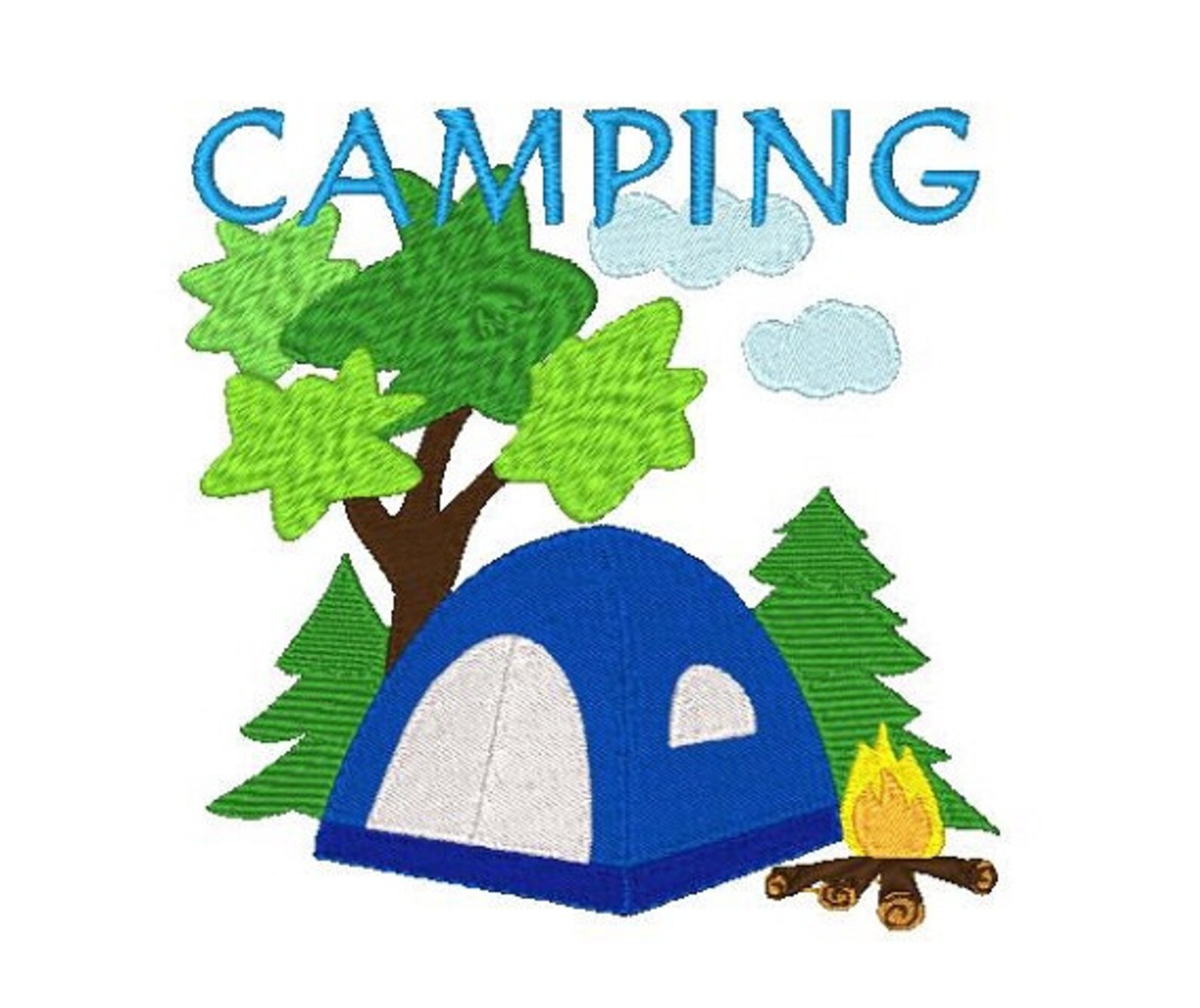 Camping Machine Embroidery Design Camping Design Camping | Etsy Canada