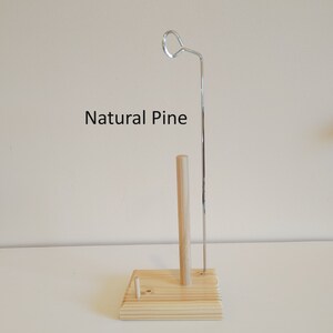 Thread Holder Large Spool Cone Dispenser Easy Change Wood Stand Sewing ...