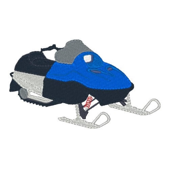 Snowmobile Embroidery Design Snow Machine Design Winter Sports | Etsy