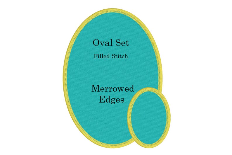 Oval Frame Patch Border Embroidery Designs Patch Making Frame - Etsy