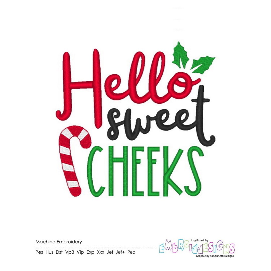 Sweet Cheeks Holiday Sayings - Instant Download Toilet Paper Embroidery ...