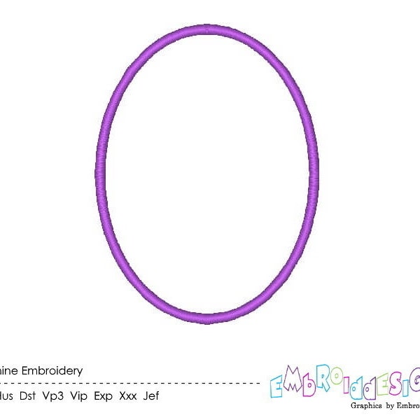 Oval Embroidery - Etsy