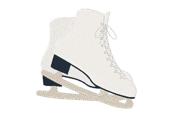 Figure Skates Machine Embroidery Design Ice Skate Embroidery | Etsy