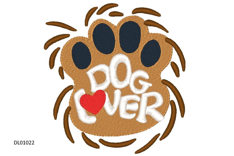 Dog Lover Embroidery Design Saying Valentine Machine - Etsy