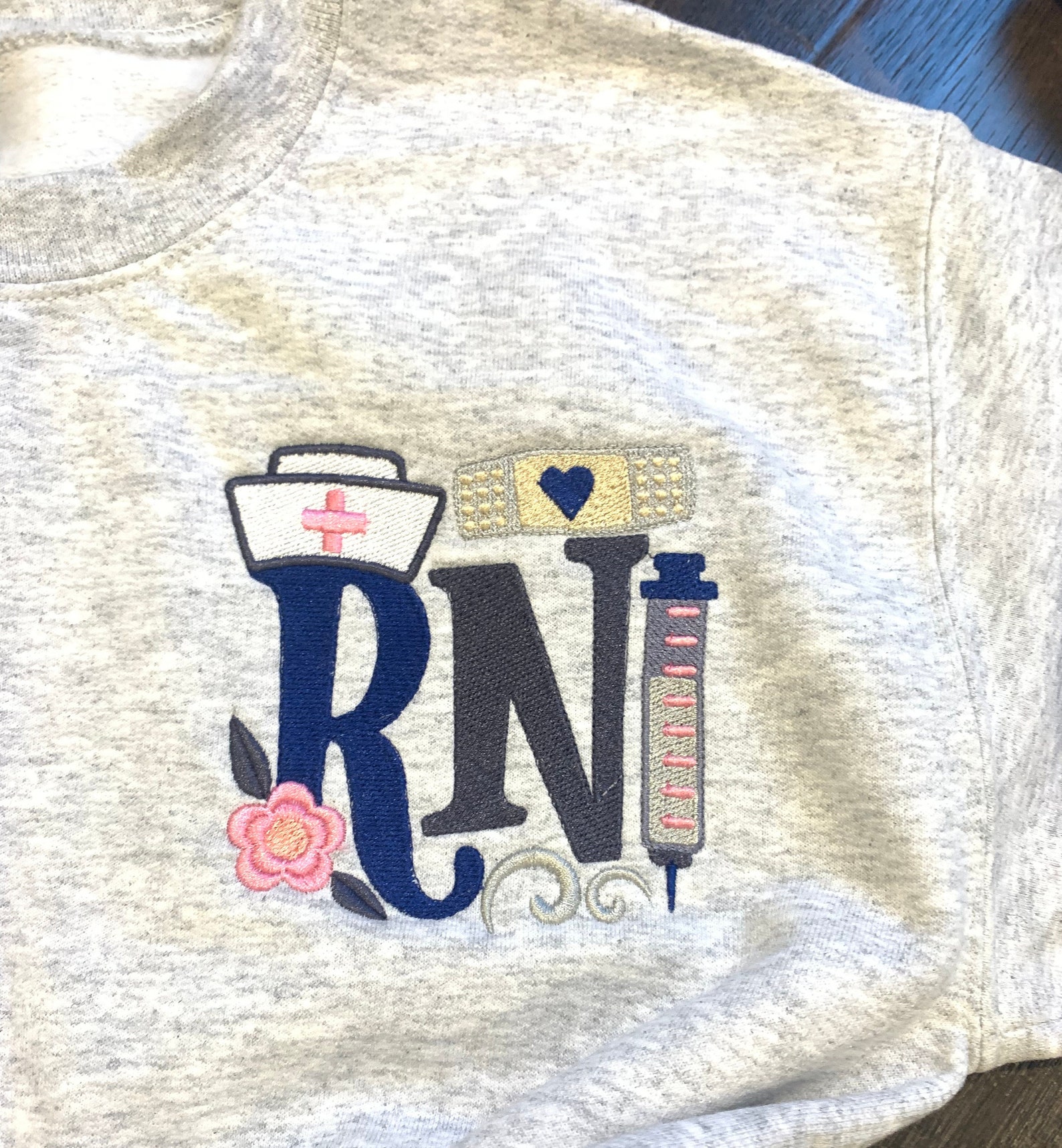 RN Embroidery Design Nurse Embroidery Designs Nurses Sayings - Etsy