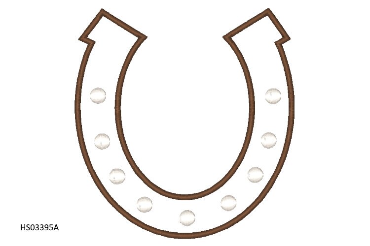 Horseshoe Embroidery Designs Set Machine Embroidery Applique - Etsy