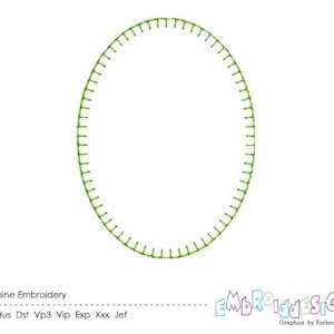 Oval Embroidery Designs Ovals Applique Embroidery Design Blanket Stitch ...
