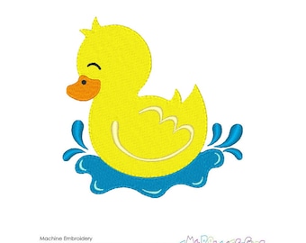 Baby Duck Embroidery Design File Machine Embroidery Pattern Nursery ...