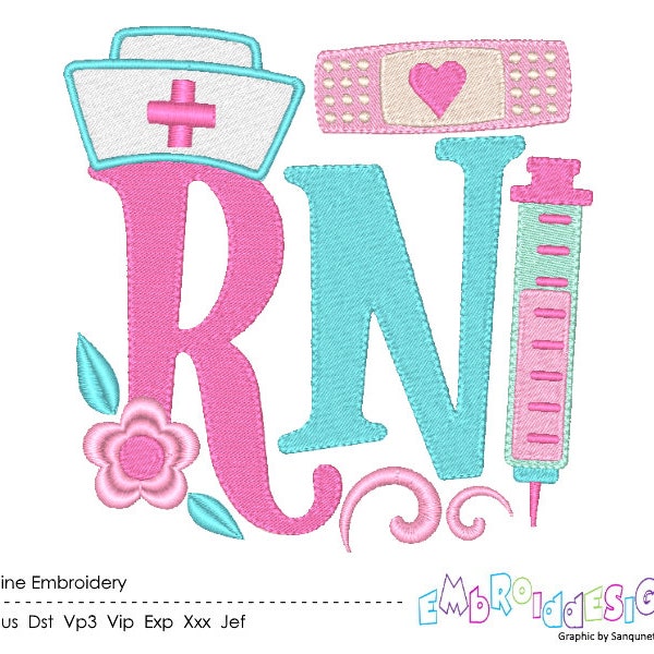 Stethoscope Embroidery Design - Etsy
