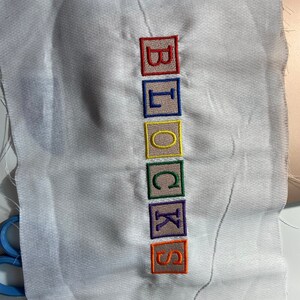 Alphabet Blocks Embroidery Designs: Filled Stitch Font Set (digital ...