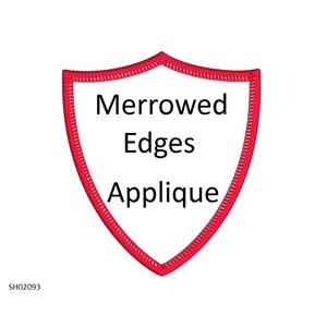Shield Frame Patch Applique, Border Embroidery Designs, Patch Making ...